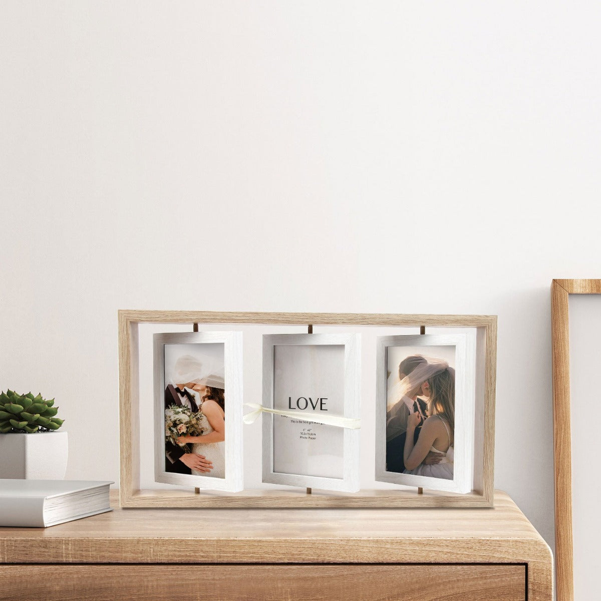 Wooden Rotating Photo Frame Ornaments – Giftrike